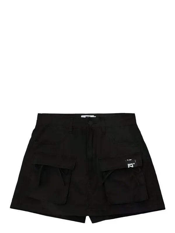 Izzue Pocket Button Shorts - Black