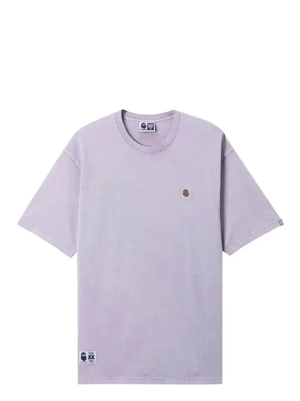 FINGERCROXX Appliqué Short-sleeve T-shirt - Purple