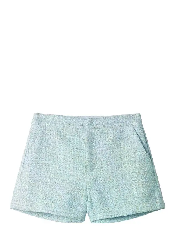 B+AB Textured Shorts - Blue