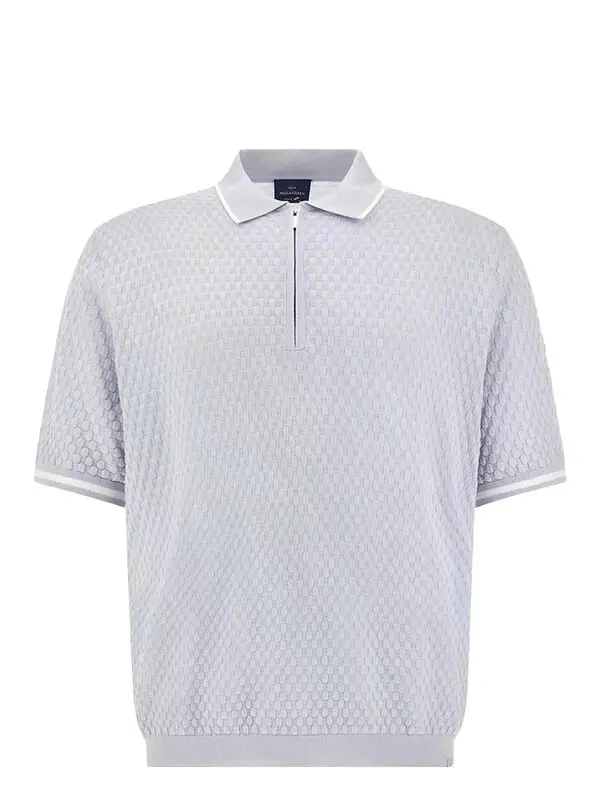 Paul & Shark Zip-fastening Cotton Polo Shirt - Grey