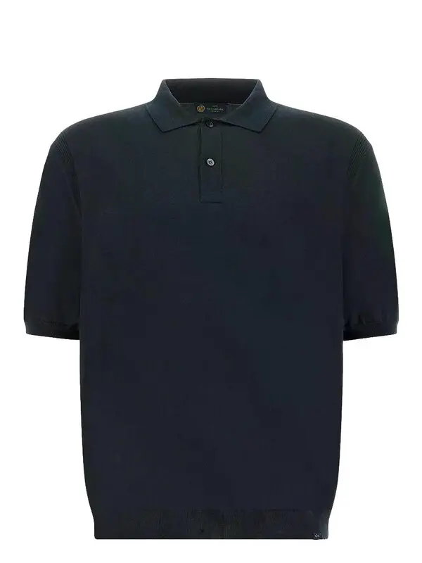 Paul & Shark Button Polo Shirt - Blue