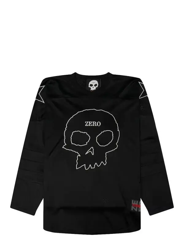 PLEASURES Graphic Jamie Hockey Jersey - Black
