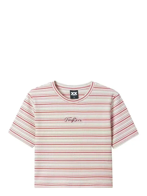 FINGERCROXX Striped T-shirt - Neutrals