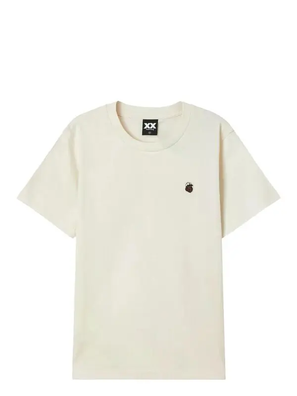 FINGERCROXX Logo-patch T-shirt - Neutrals