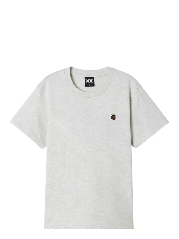 FINGERCROXX Logo-patch T-shirt - Grey