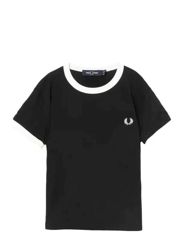 Fred Perry Short-sleeve Ringer T-shirt - Black