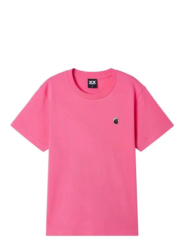 FINGERCROXX Logo-patch T-shirt - Pink