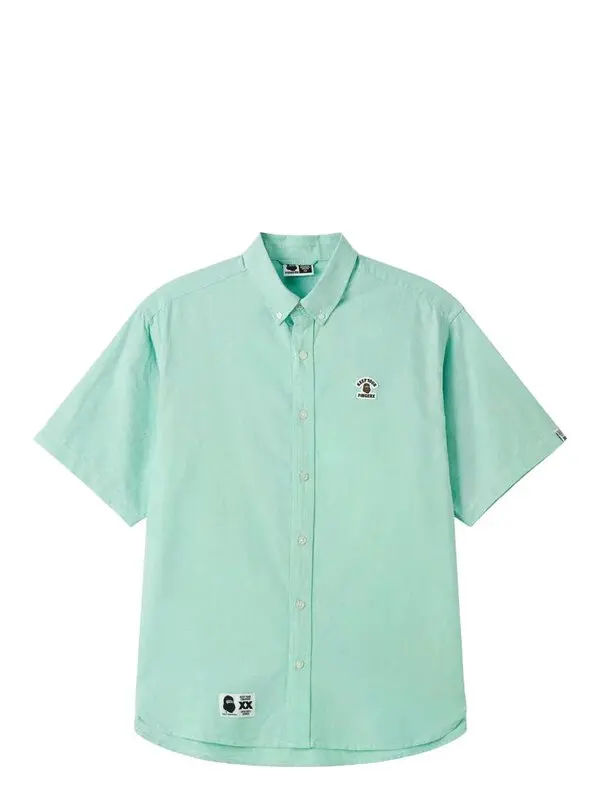 FINGERCROXX Logo-patch Shirt - Green