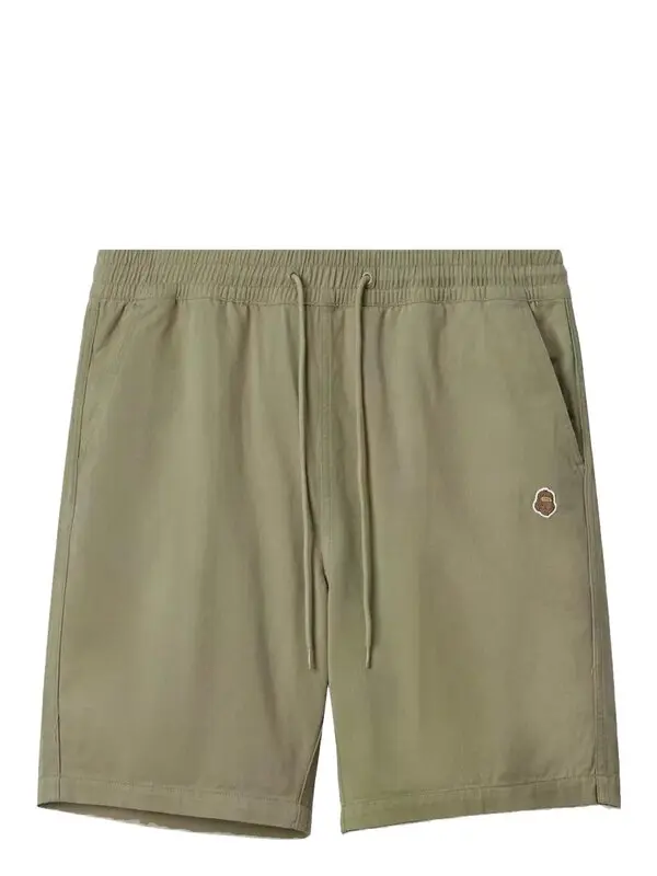 FINGERCROXX Logo-detail Drawstring Shorts - Green