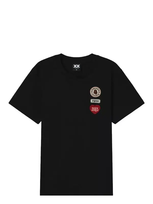 FINGERCROXX Logo-patches T-shirt - Black