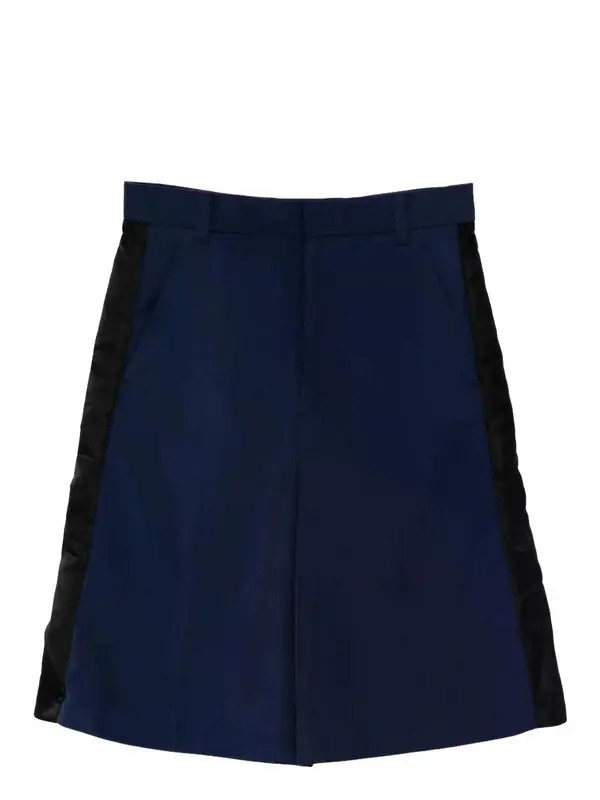 Toga Twill Midi Skirt - Blue