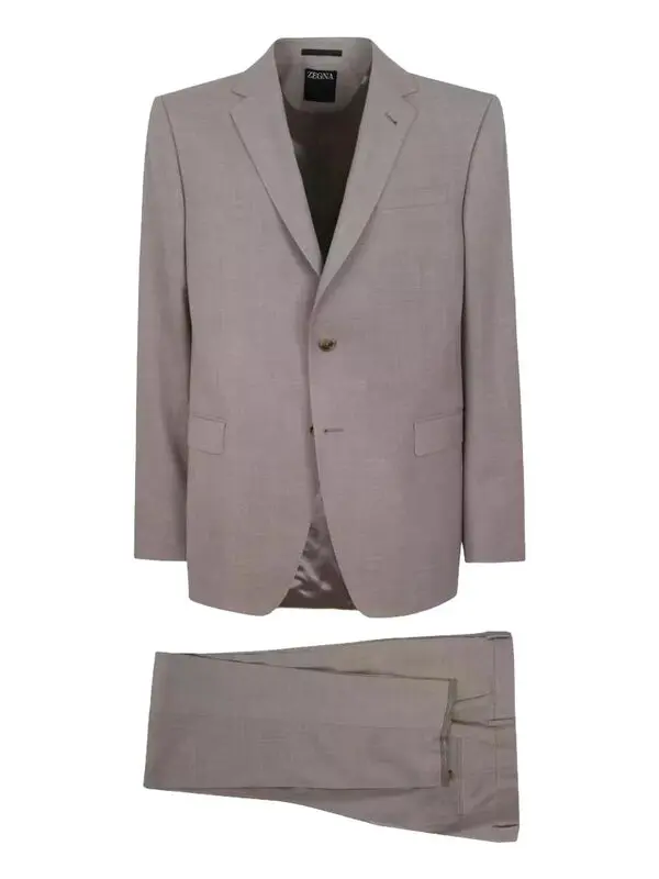 Zegna Single-breasted Suit - Brown