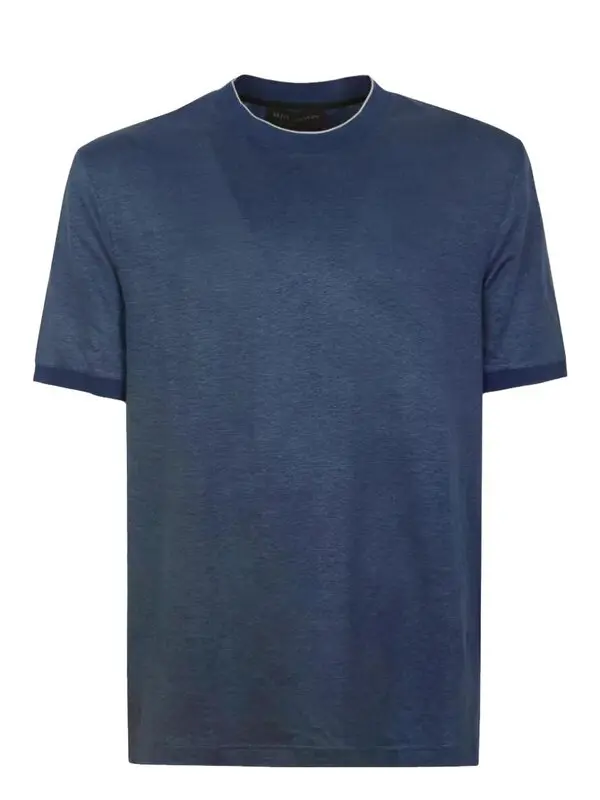 BRETT JOHNSON Crew-neck T-shirt - Blue
