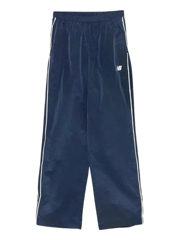 NEW BALANCE Logo-embroidered Trousers - Blue