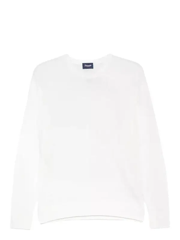 DRUMOHR Long-sleeve Crew-neck Sweater - Neutrals