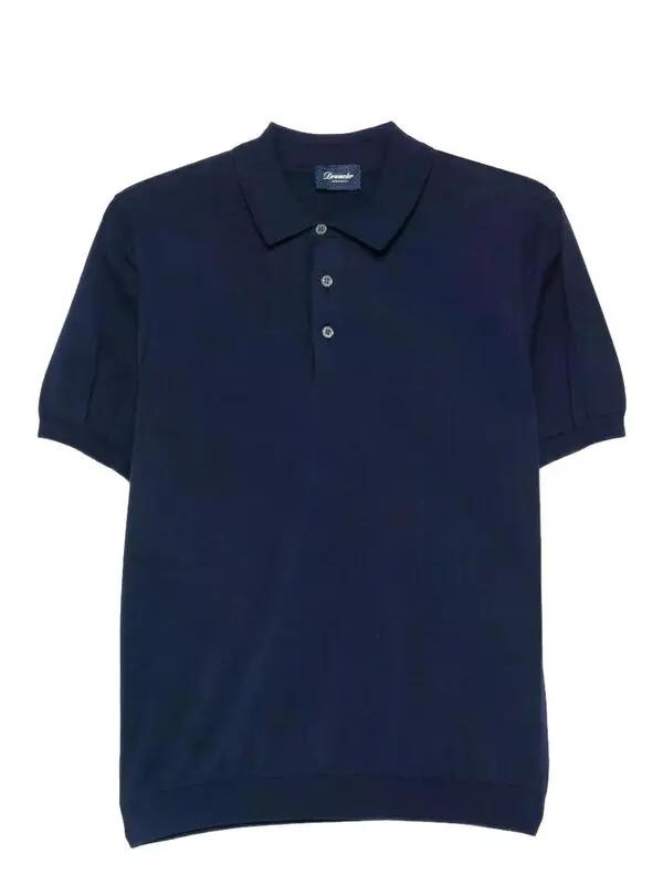 DRUMOHR Buttoned Polo Shirt - Blue