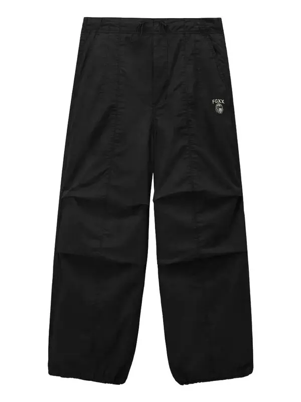FINGERCROXX Drawstring Trousers - Black