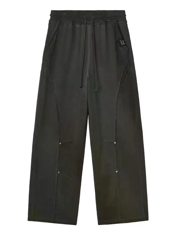 Izzue Drawstring-fastening Palazzo Pants - Grey