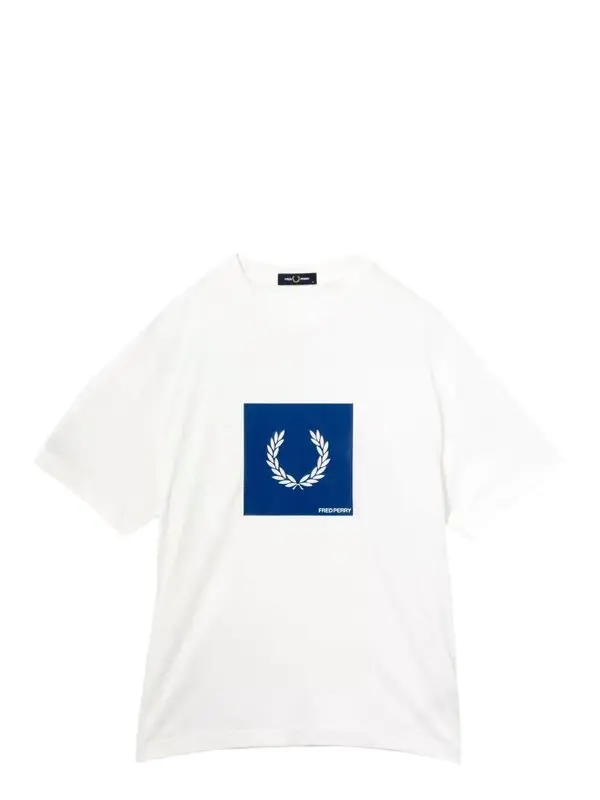 Fred Perry Logo-print T-shirt - White