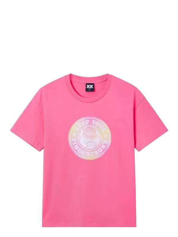FINGERCROXX Printed T-shirt - Pink