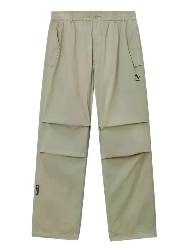 Izzue Logo-detail Trousers - Neutrals