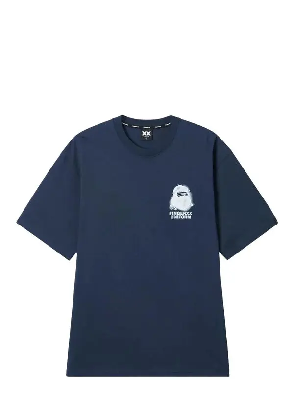 FINGERCROXX Graphic T-shirt - Blue