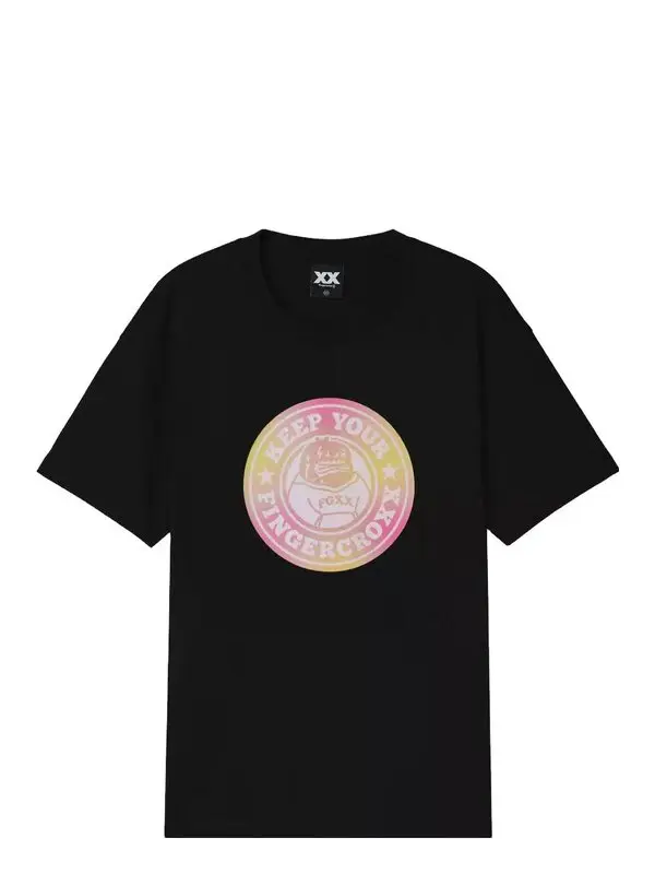 FINGERCROXX Printed T-shirt - Black