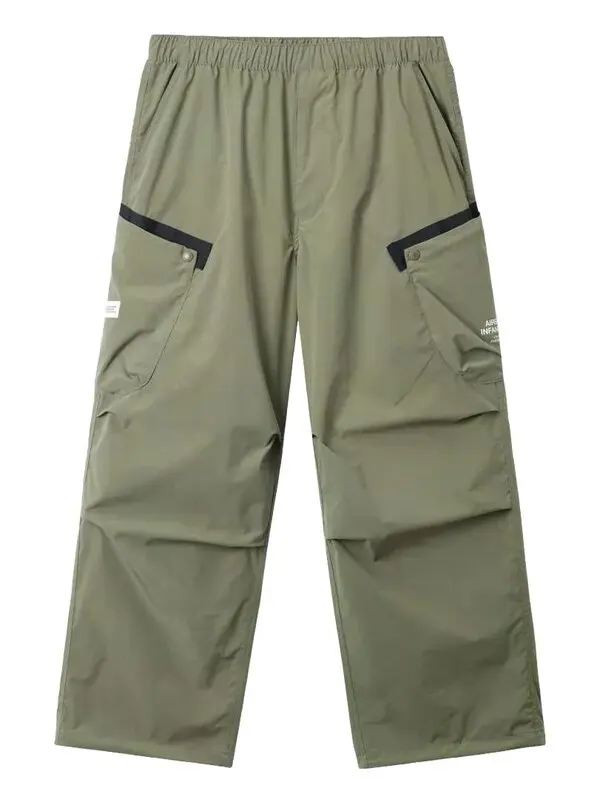 FINGERCROXX Lateral-pocket Trousers - Green