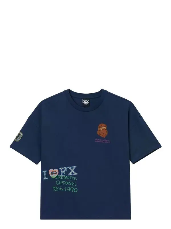 FINGERCROXX Printed T-shirt - Blue