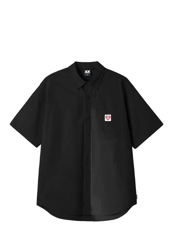 FINGERCROXX Patch-pocket Shirt - Black