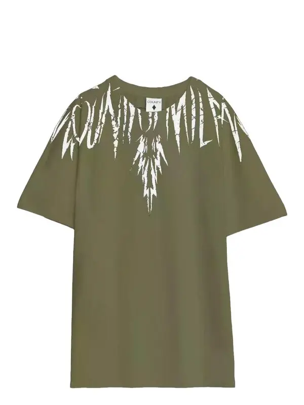 COUNTY OF MILAN Graphic-print T-shirt - Green