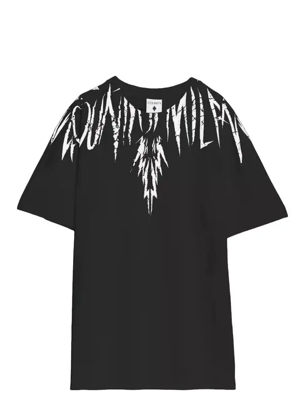 COUNTY OF MILAN Graphic-print T-shirt - Black