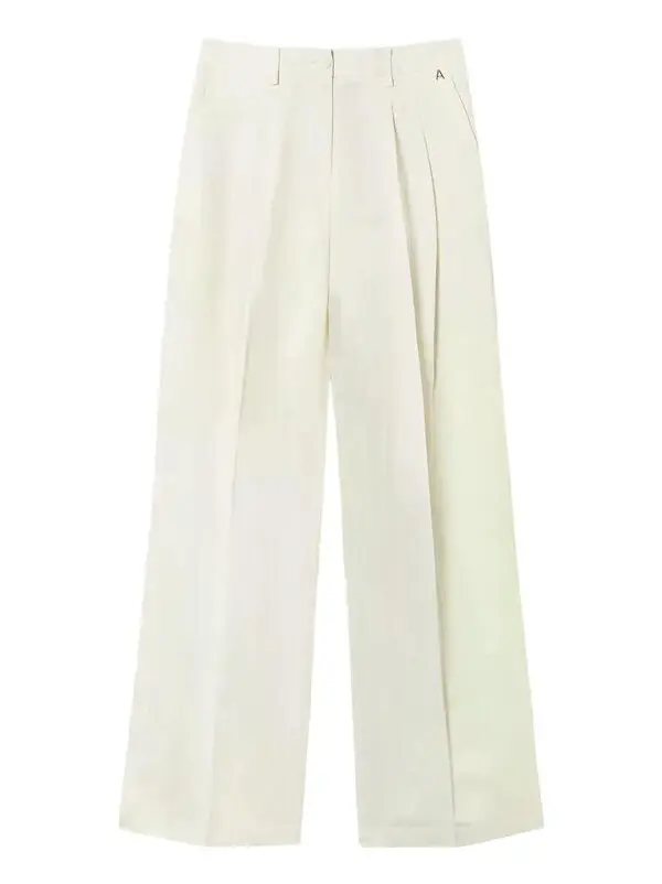 TWINSET High-rise Palazzo Pants - White