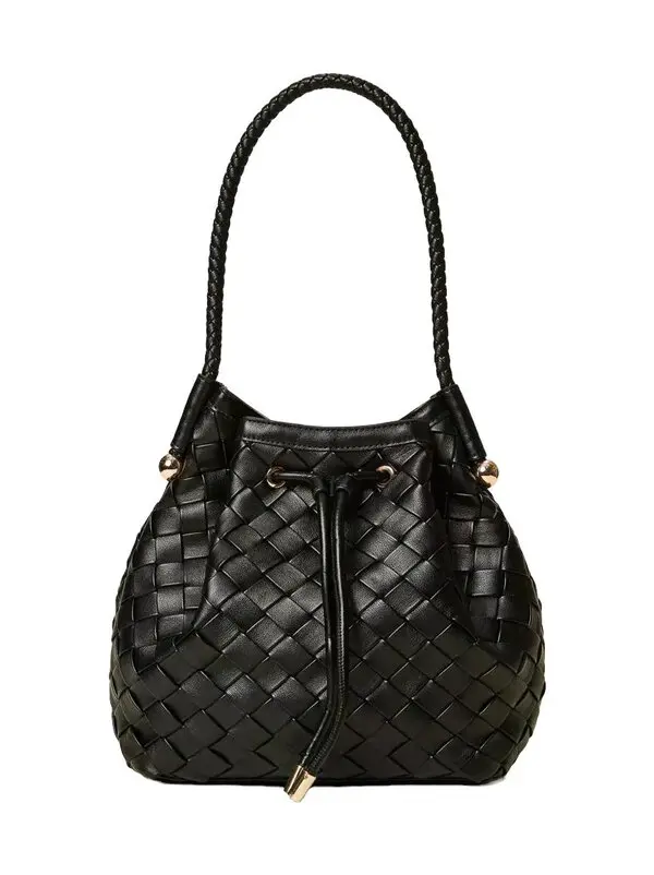 TWINSET Interwoven Bucket Bag - Black