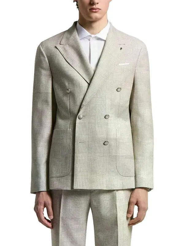 Peserico Double-breasted Blazer - Neutrals