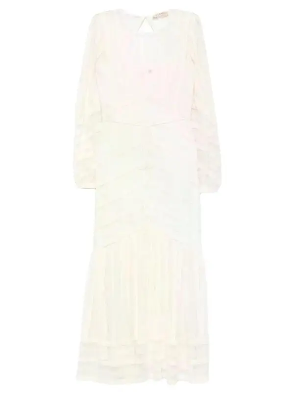 TWINSET Long-sleeve Maxi Dress - Neutrals