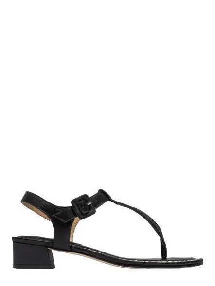 Bernardo Goyara Demi Heel Sandal - Black