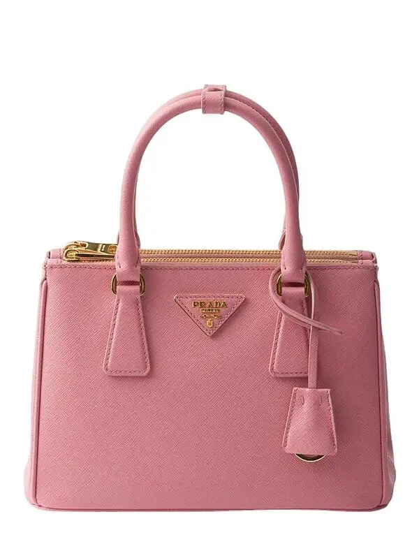 Prada Galleria Small Saffiano Leather Handbag - Pink