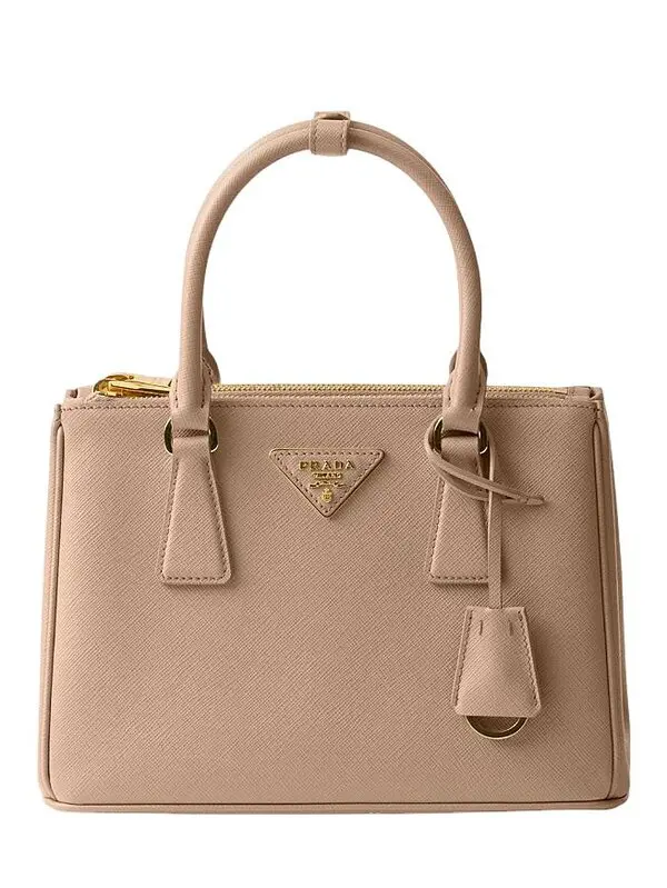Prada Galleria Small Saffiano Leather Handbag - Powder