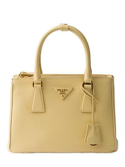 Prada Saffiano Leather Galleria Bag - Vanilla