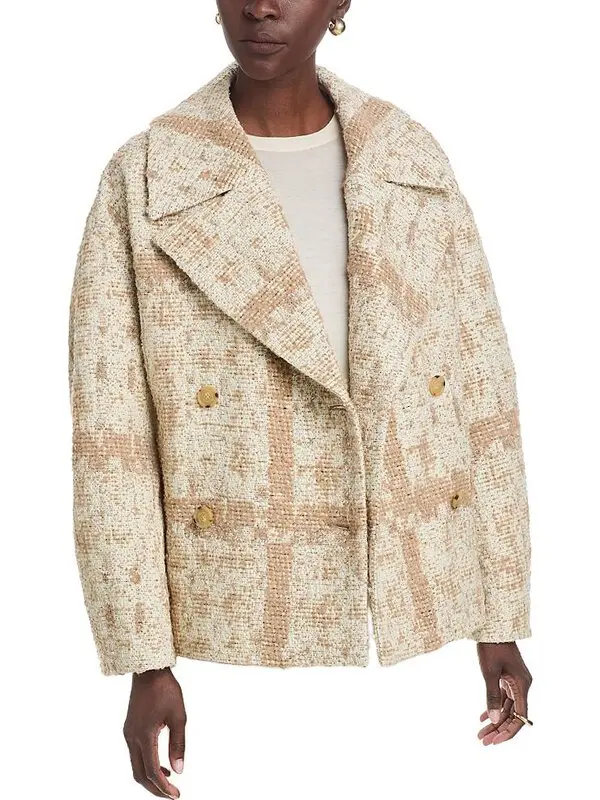 BOSS Double Breasted Coat - Open Misc