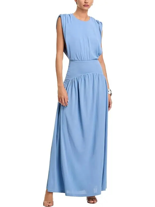 AYA MUSE Sleeveless Maxi Dress - Dark Gray Blue