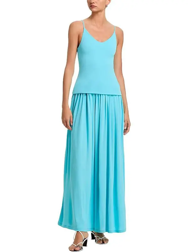 AYA MUSE Tank Maxi Dress - Ice Blue