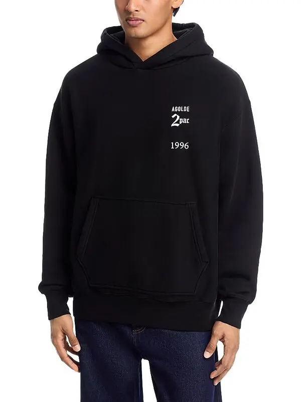 AGOLDE X Tupac Double West Hoodie - Black