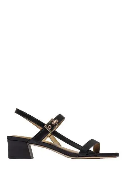 Bernardo Jinji Low Heel Sandal - Black