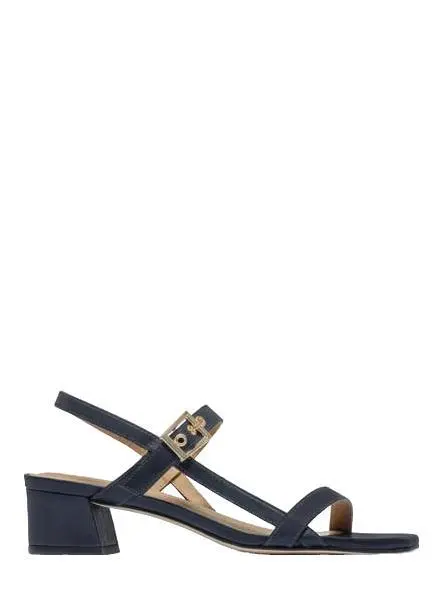 Bernardo Jinji Low Heel Sandal - Navy