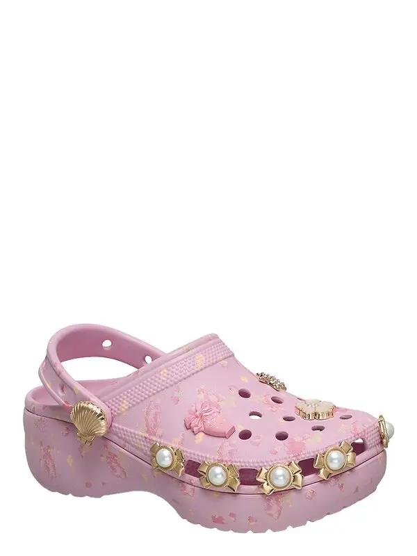 CROCS Loveshackfancy Classic Platform Clog - Ballerina Pink
