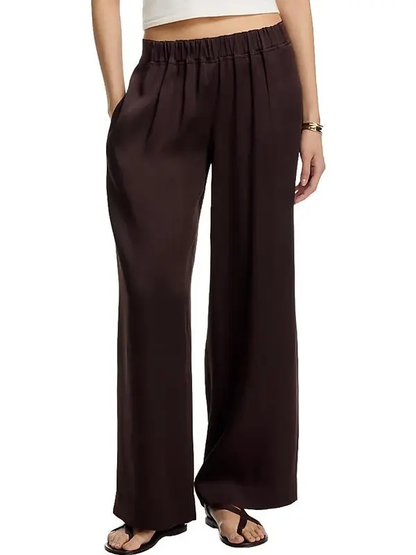 LIBEROWE Palazzo Pants - Brown