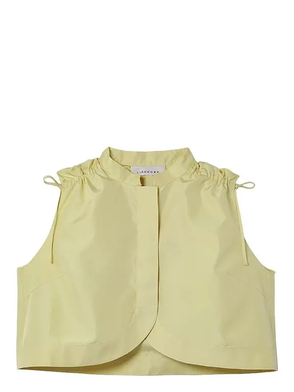LIBEROWE Maya Cropped Shirt - Yellow