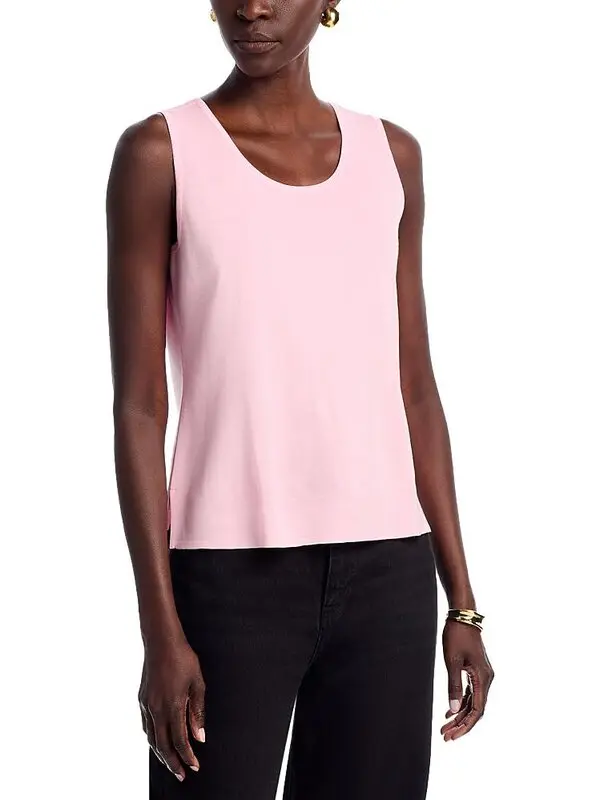 Misook Wrinkle Resistant Tank - Cherry Blossom